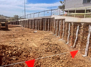 Soldier Piles Installation » AClass Piling & Drilling